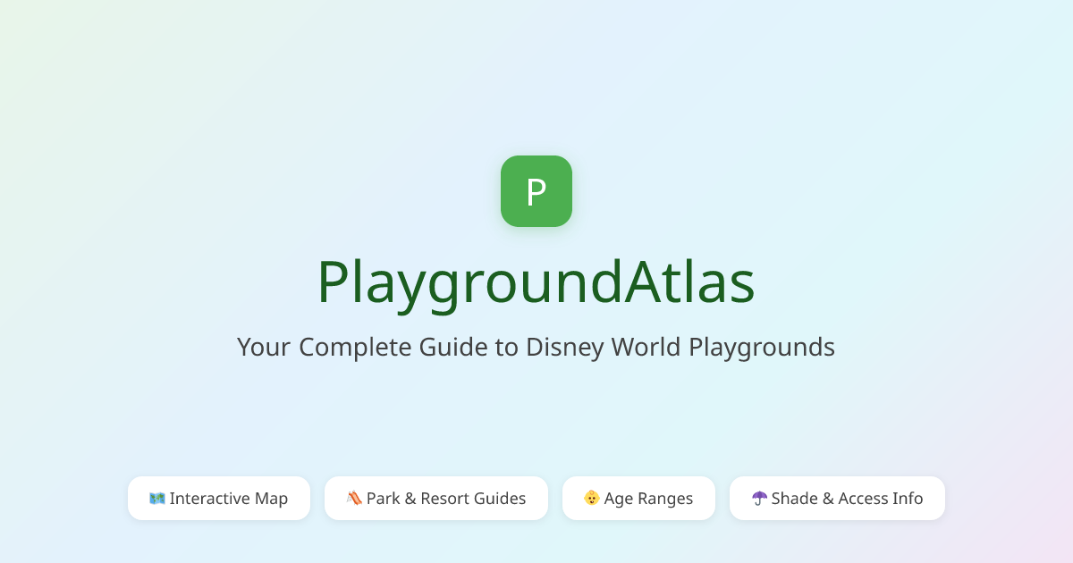 PlaygroundAtlas | Your Complete Guide to Disney World Playgrounds